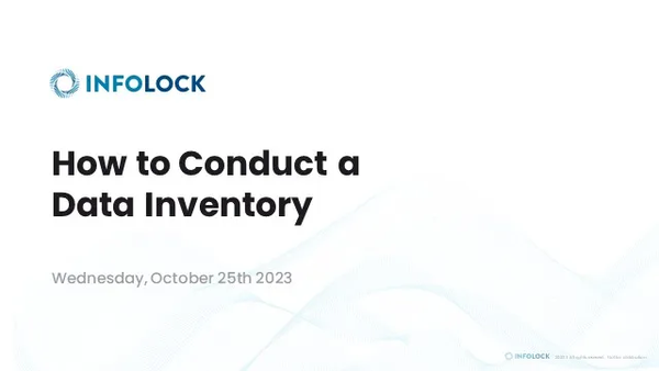 Conduct a Data Inventory | Webinar